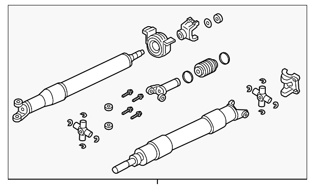 2017-2022 Ford F-250 Super Duty Drive Shaft HC3Z-4602-U | Awesome Parts ...