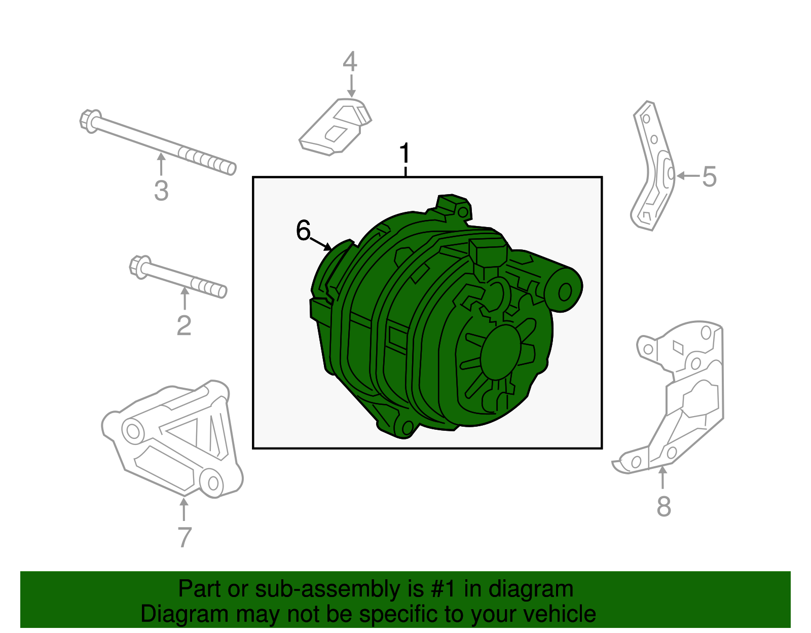 31100-R1A-A01 - Alternator 2012-2018 Honda | Honda Parts Online