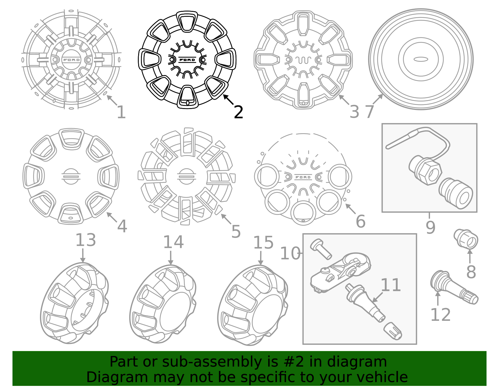 Wheel, Alloy PC3Z-1007-B | OEM Parts Online