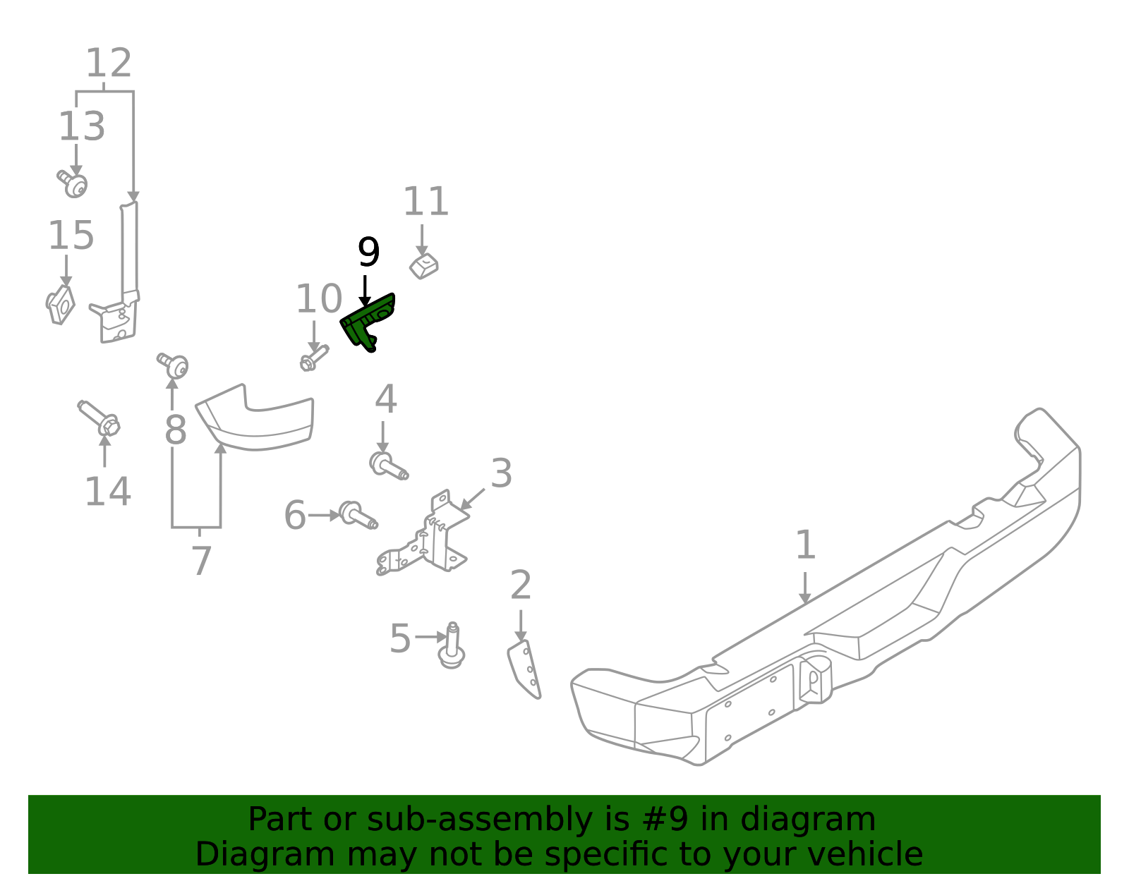 OEM Ford Bracket For 2021-2024 Ford Bronco - Part No. M2DZ-17D943-B ...