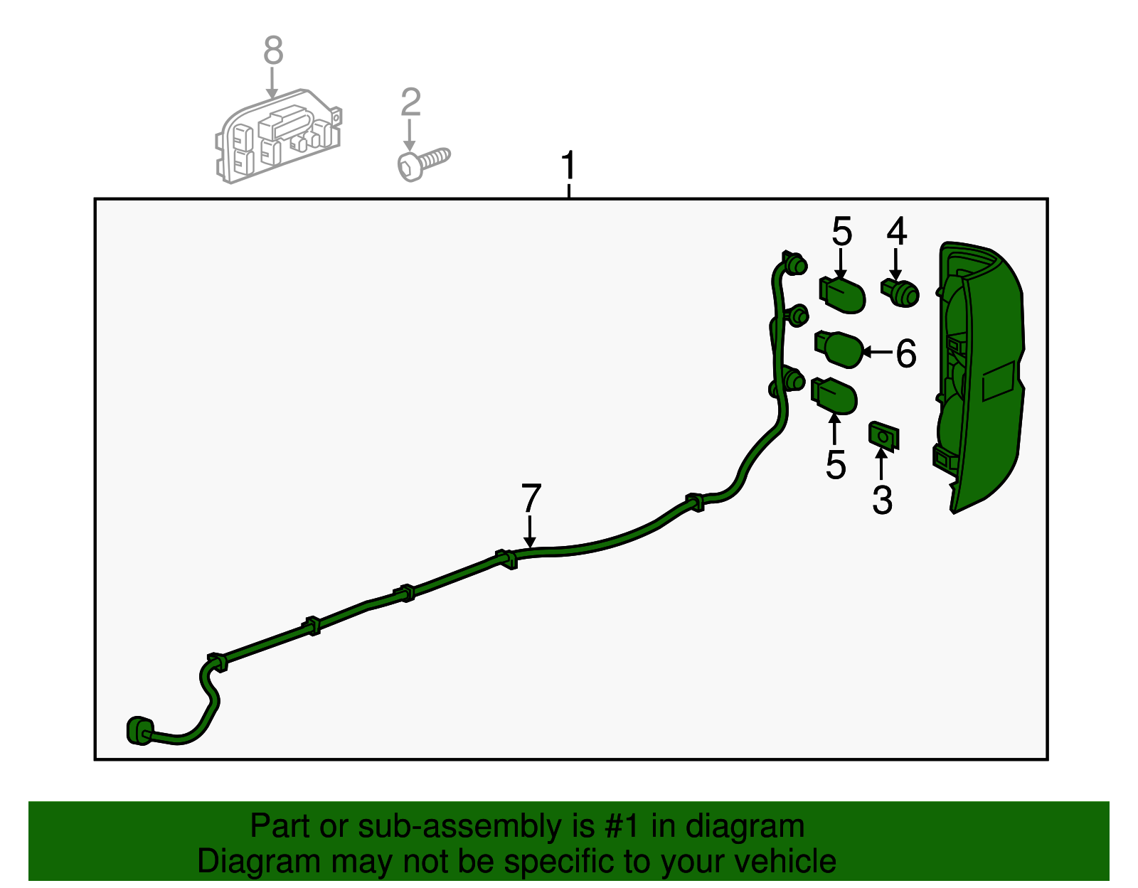 2016-2018 Chevrolet Silverado 1500 Rear Passenger Side Body Structure ...