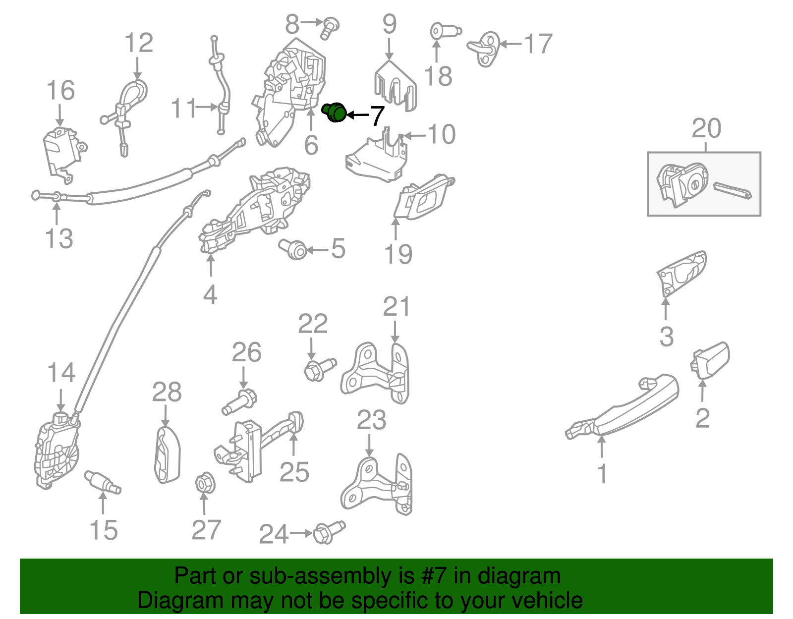 Genuine OEM Lock Plug Part# LR037473 Fits 2013-2023 Land Rover: Up To ...