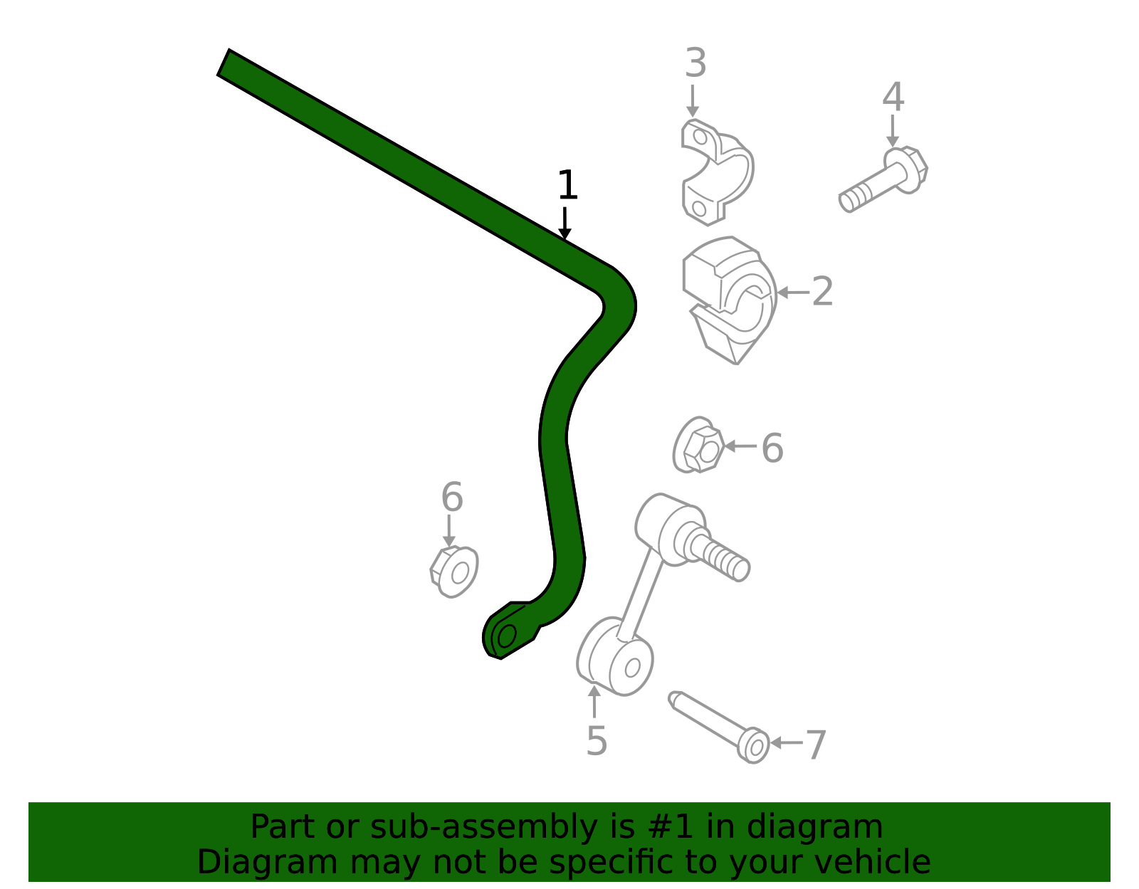 1K0-511-409-BD - High-Quality Suspension Stabilizer Bar for AutoNation ...