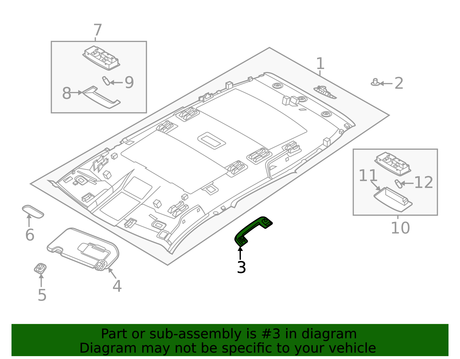 2021-2025 Nissan Grip Handle 73941-6RA1A | Nissan Parts OEM