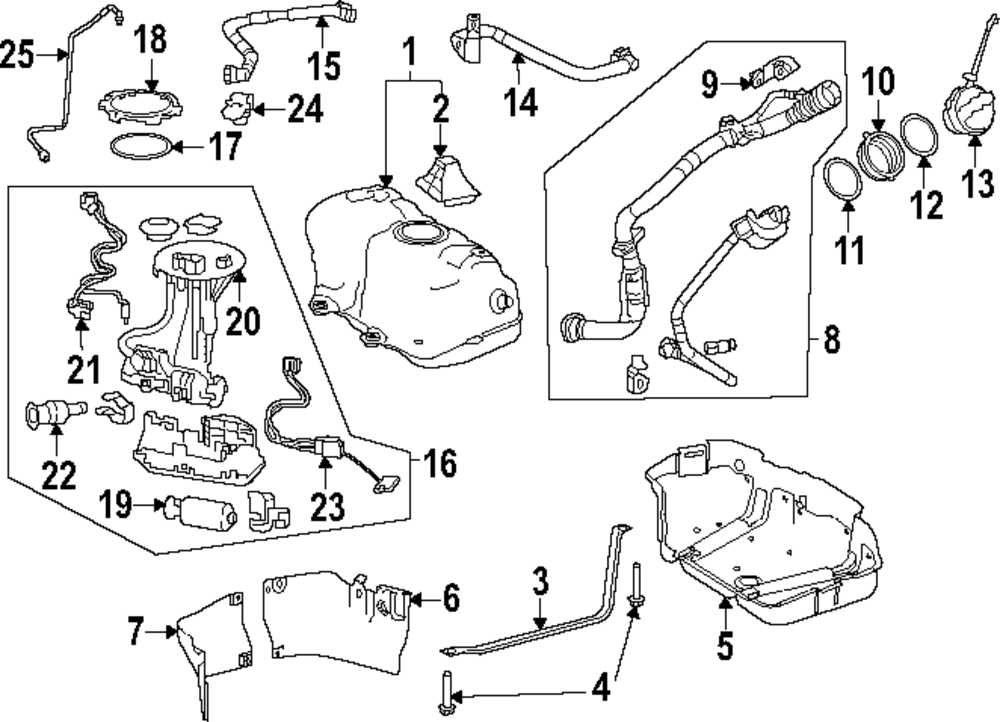 2025 Toyota Camry Tank Shield 77606-06130 | Toyota Parts Center