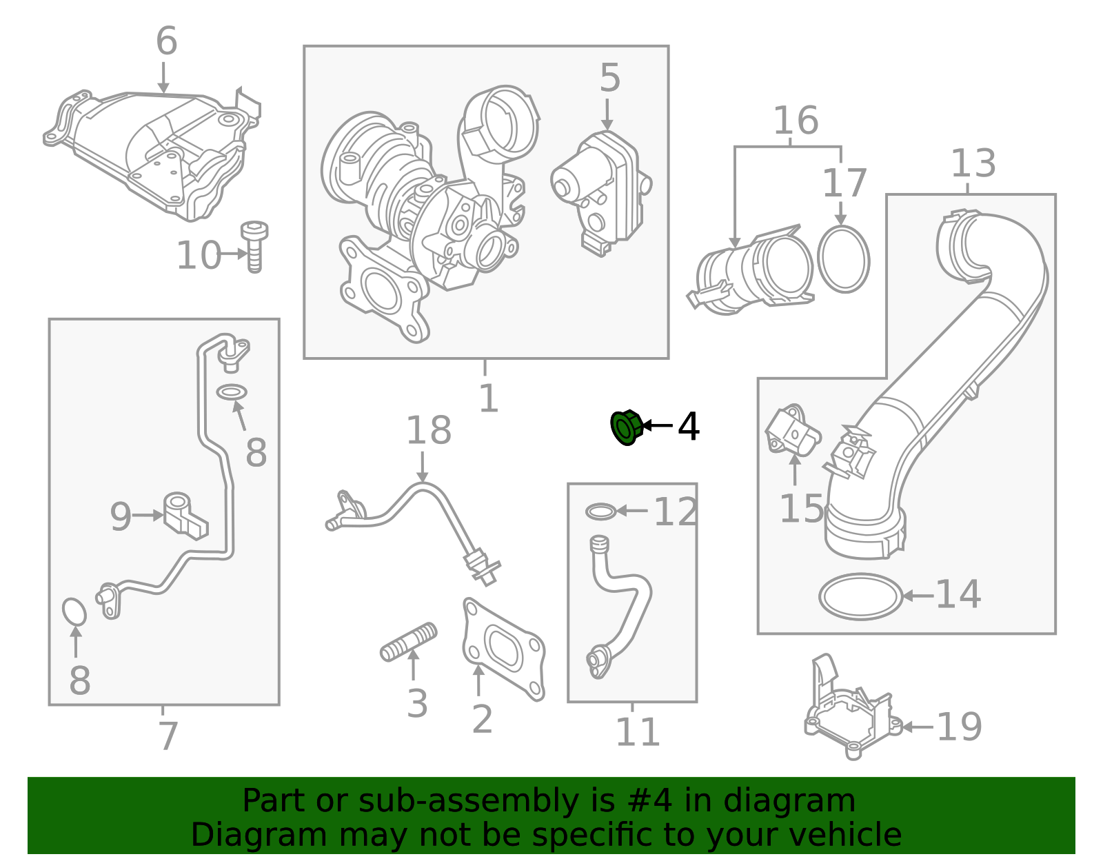 2013-2025 Volkswagen Turbocharger Lock Nut WHT-000-001-N | OEM Parts Online