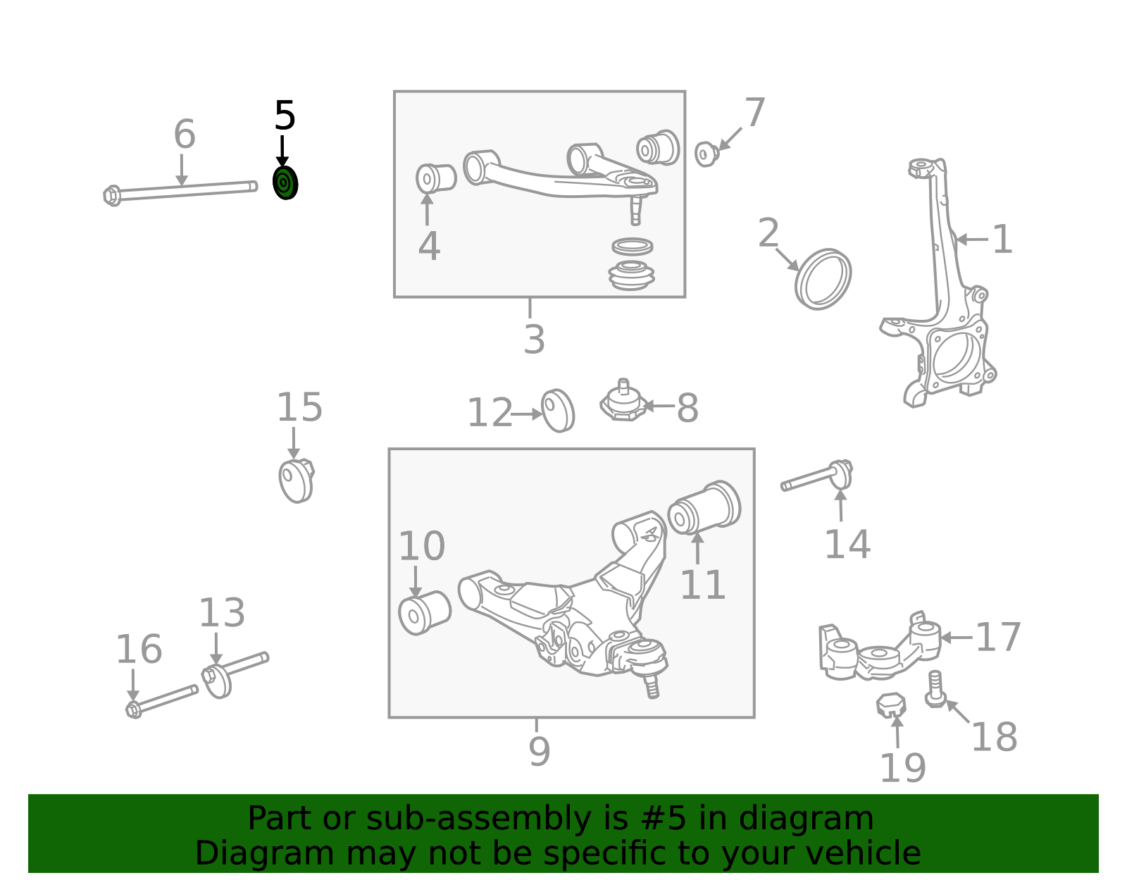 2007-2026 Toyota Suspension Control Arm Washer (Left, Right, Front ...