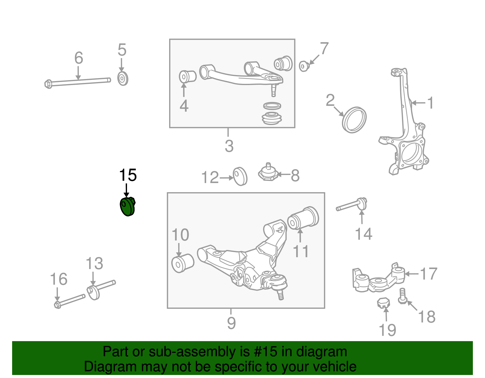 Toyota Parts Alignment Camber Adjusting Eccentric (Front) 48452-0C020 ...