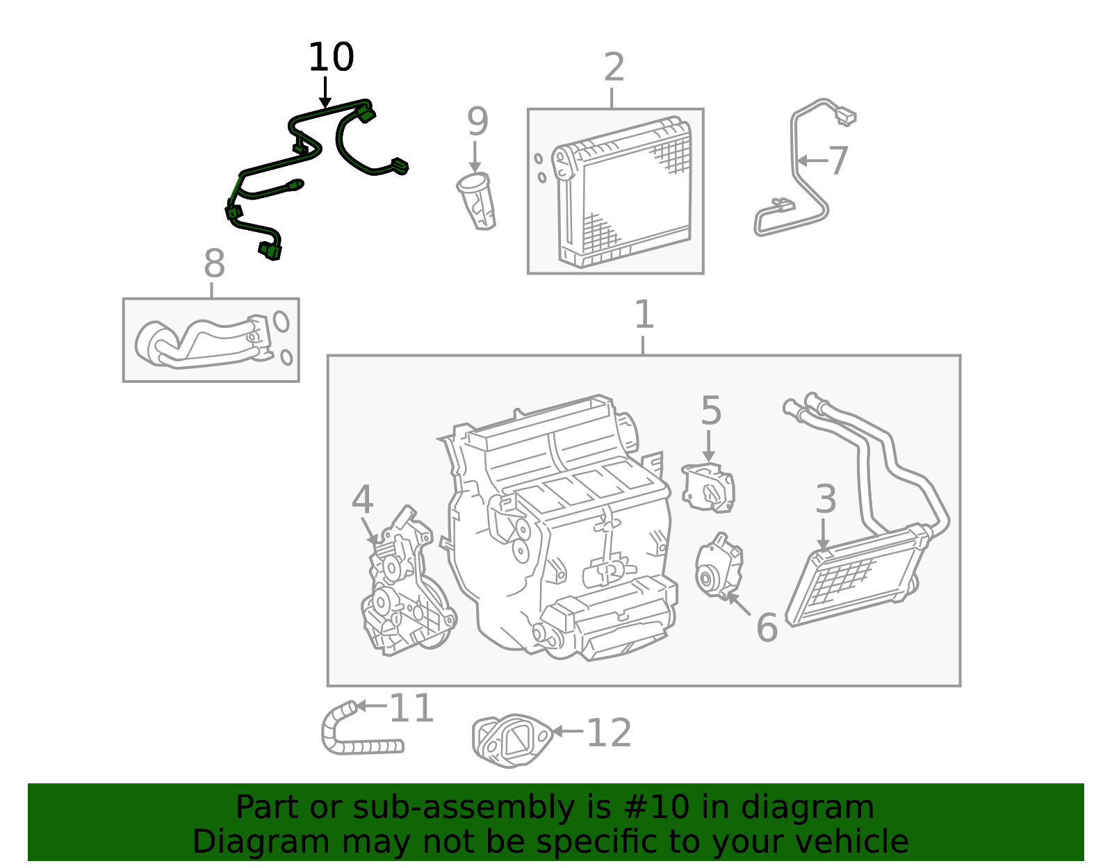 HVAC System Wiring Harness 82210-0C020 | Toyota Parts Center