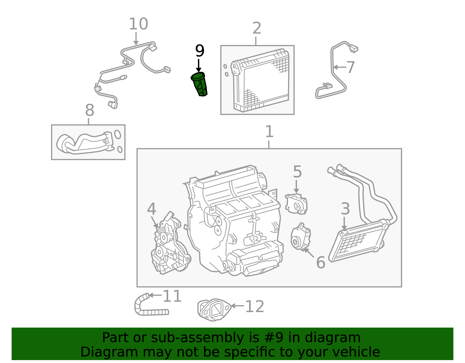 2008-2019 Toyota Sequoia Expansion Valve 88515-0C120 | Toyota Parts Center