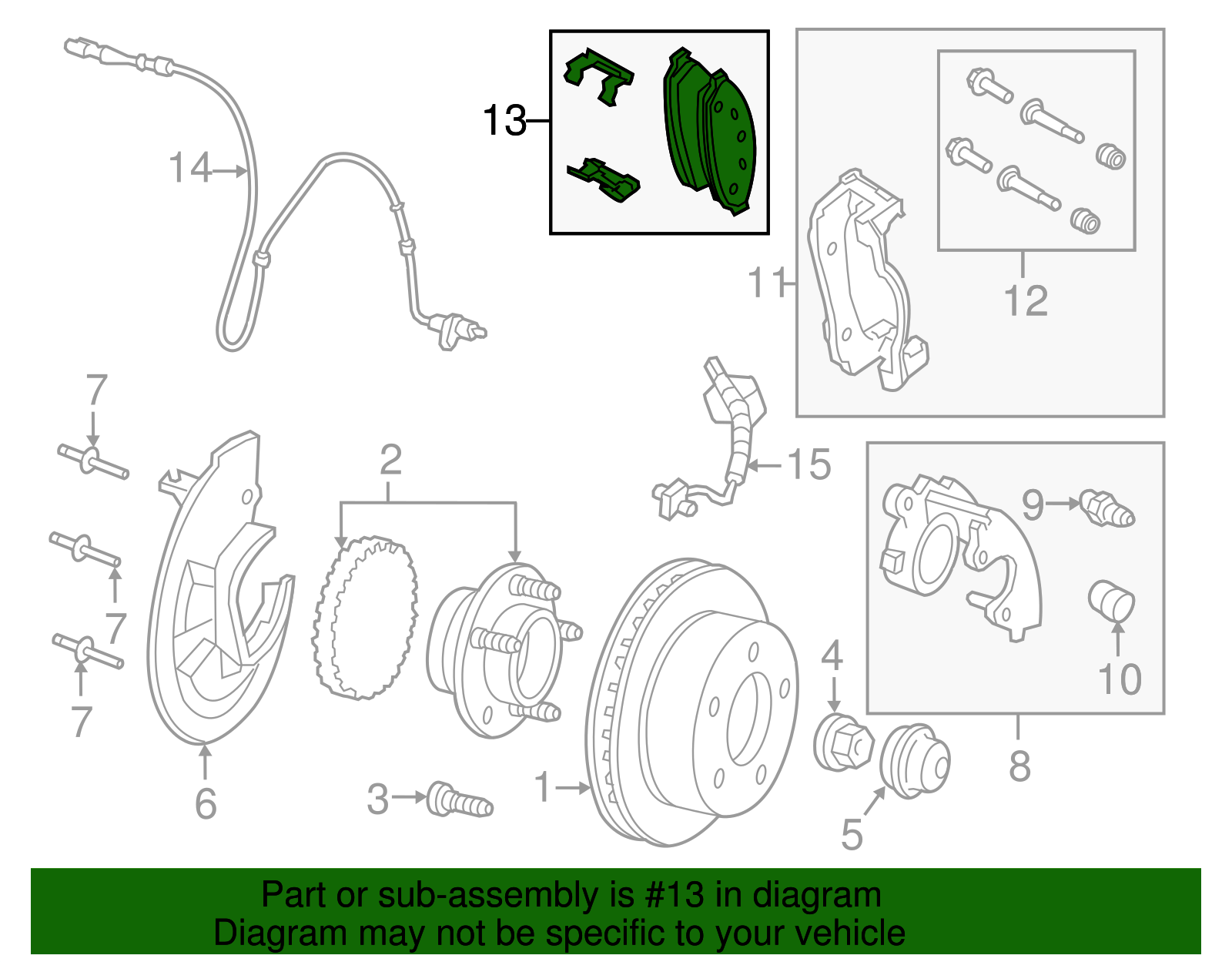 2003-2011 Ford Brake Pads Front 4U2Z-2V001-A | Ford OEM Parts Outlet