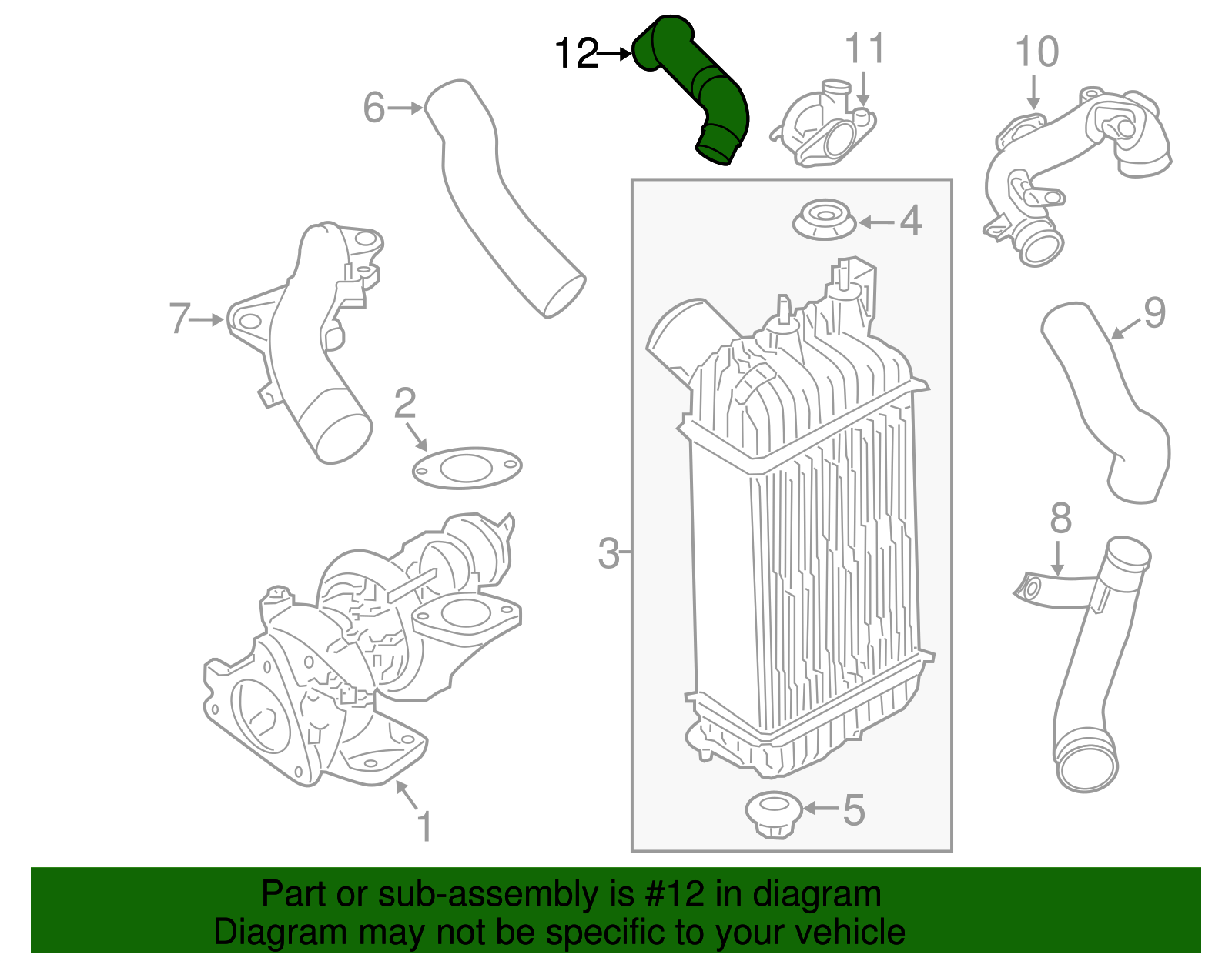 14463-1KC1A - Air Hose - 2011-2017 Nissan Juke | Nissan OEM Parts Direct