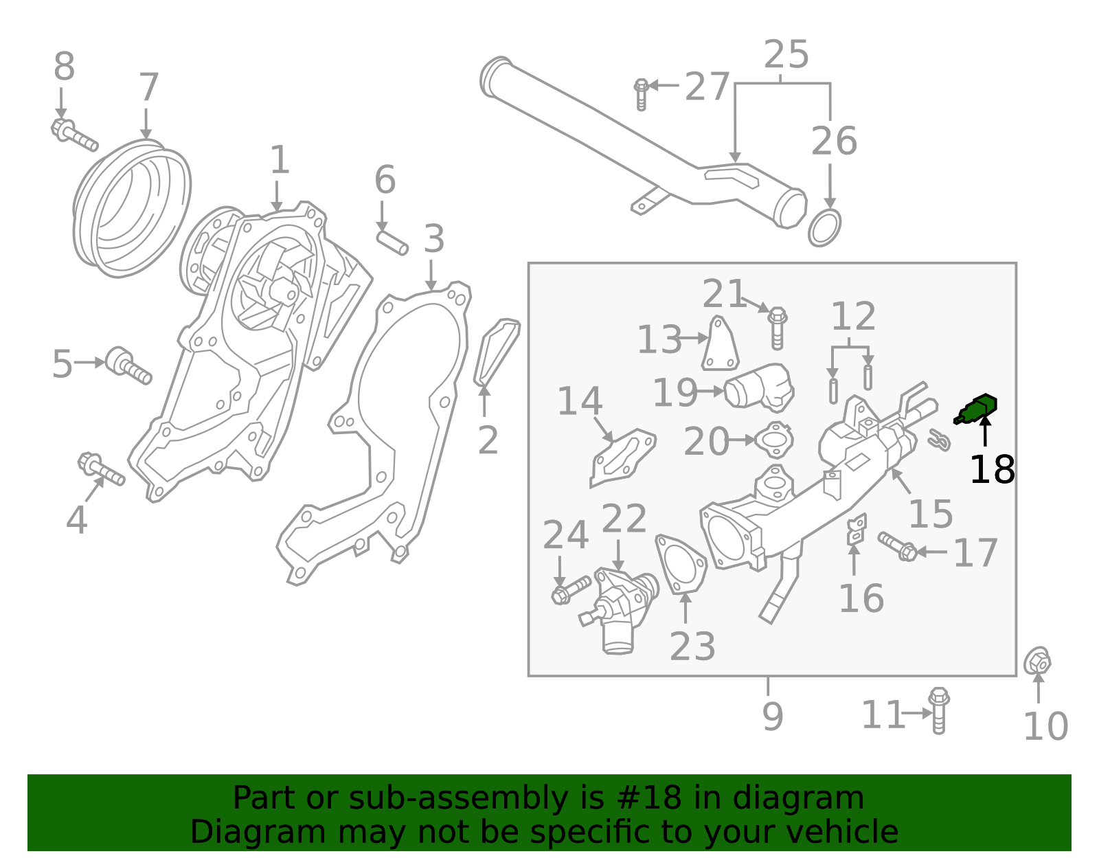 2009-2025 Hyundai Coolant Temp Sensor 39220-38010 | OEM Parts Online