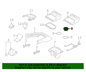 2020-2025 Subaru Cup Holder Spacer 92076AN00A | Subaru Parts Store