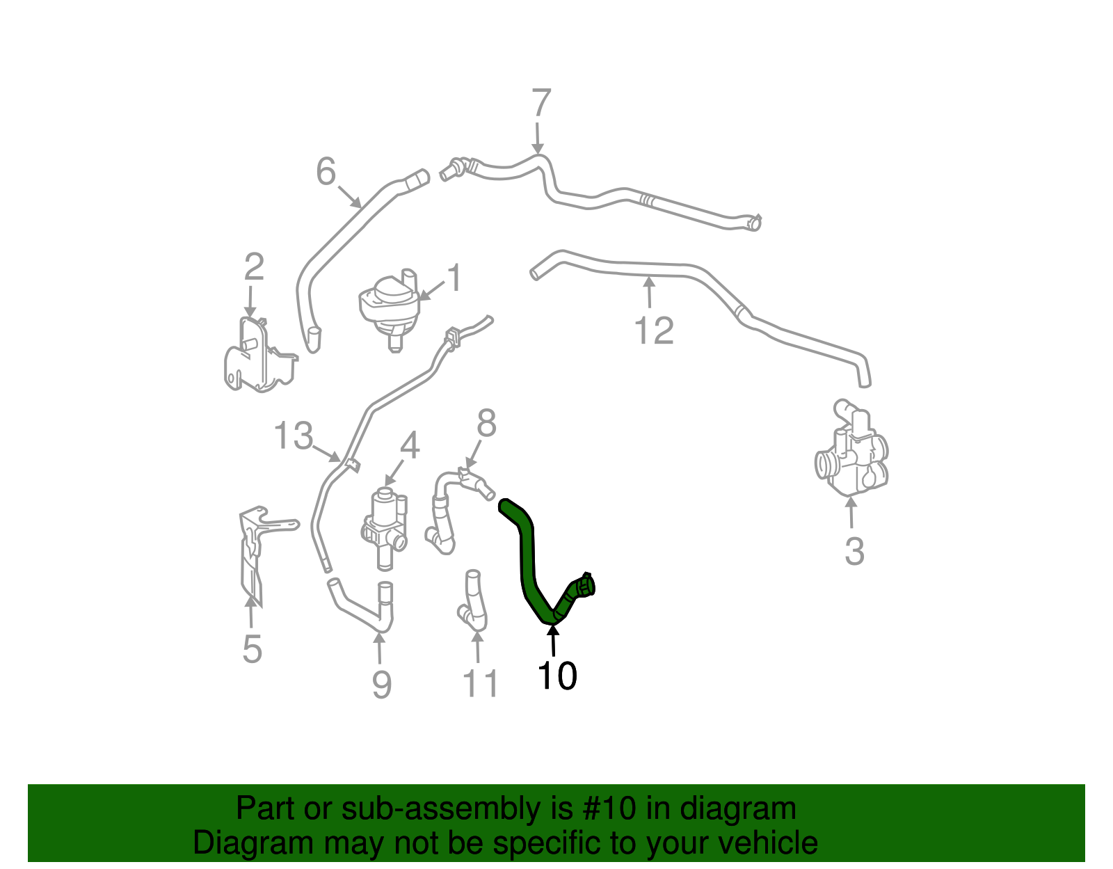 211-832-35-94 - Hose 2005-2006 Mercedes-Benz E 320 | Mercedes-Benz ...