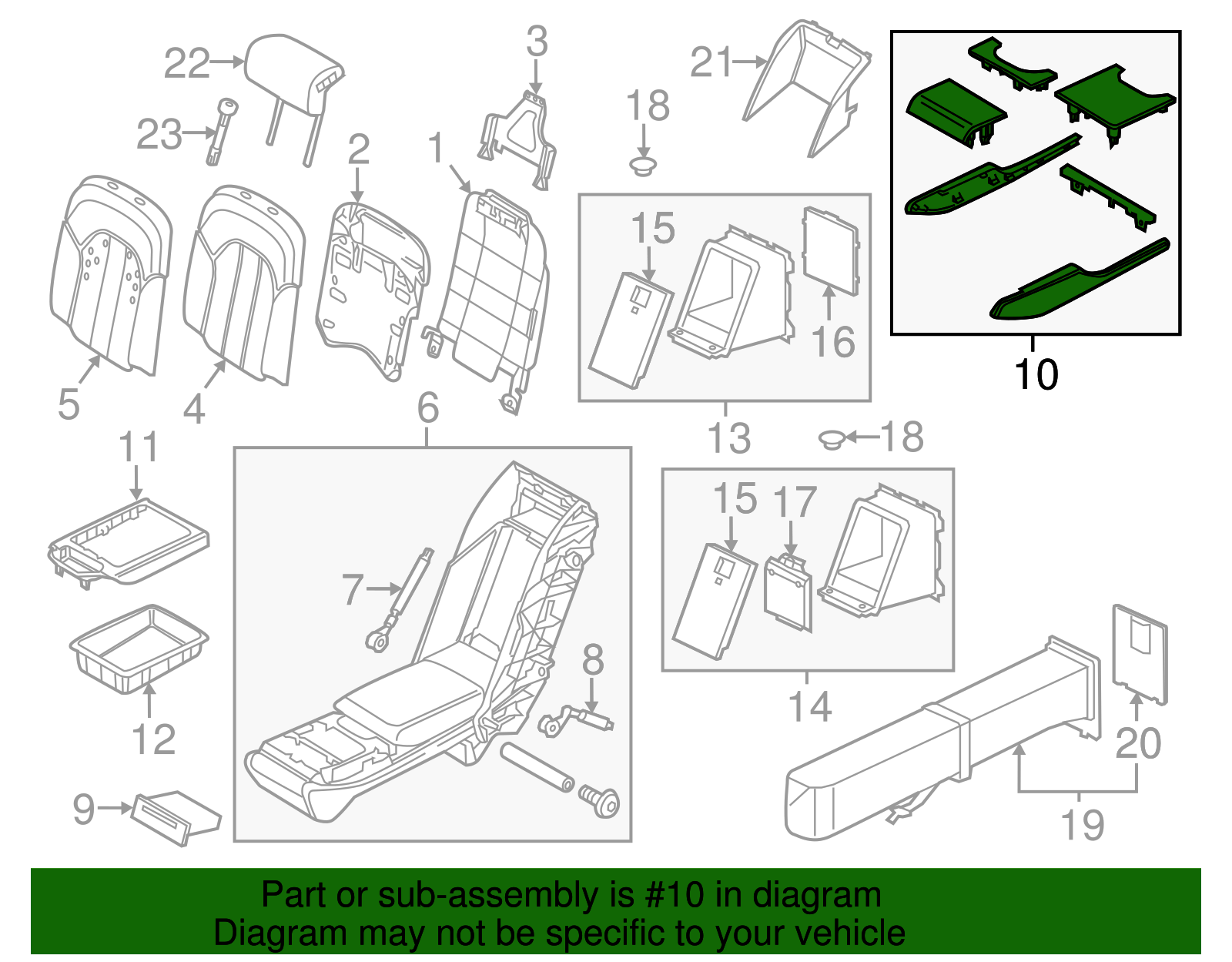 L4H-000-033-C - Trim Assembly 2011-2018 Audi | Audi OEM Parts Guy