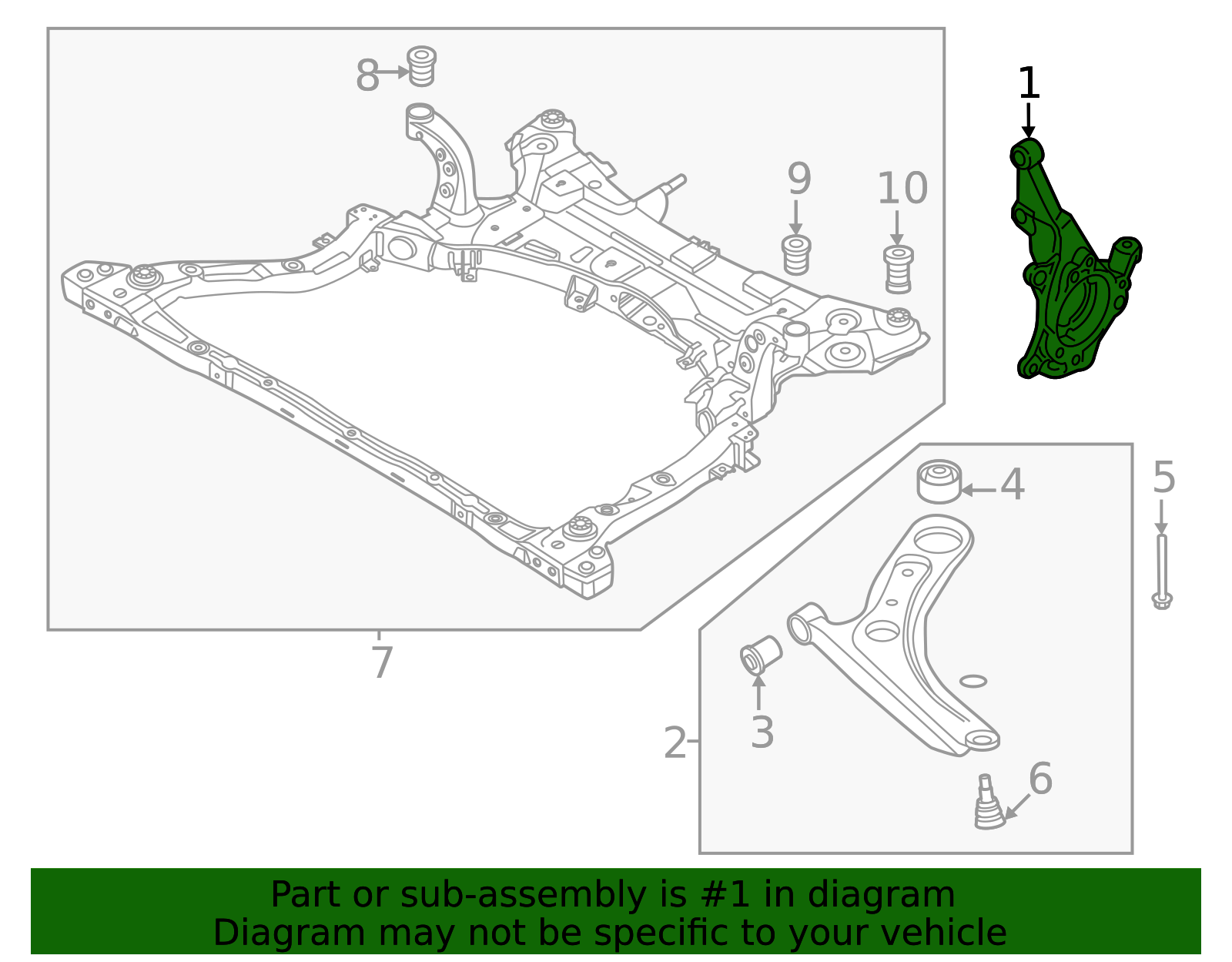 OEM Steering Knuckle - Precision Handling Replacement | AutoNation Parts