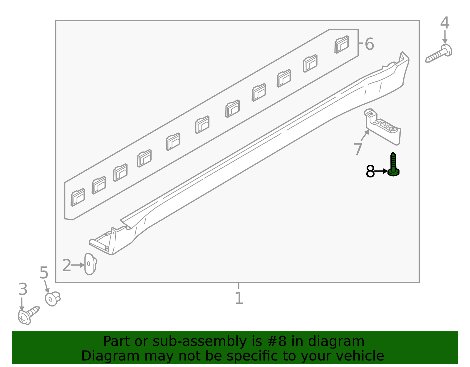 12493-05167B - Bumper Cover Retainer Screw Kia.Parts Store