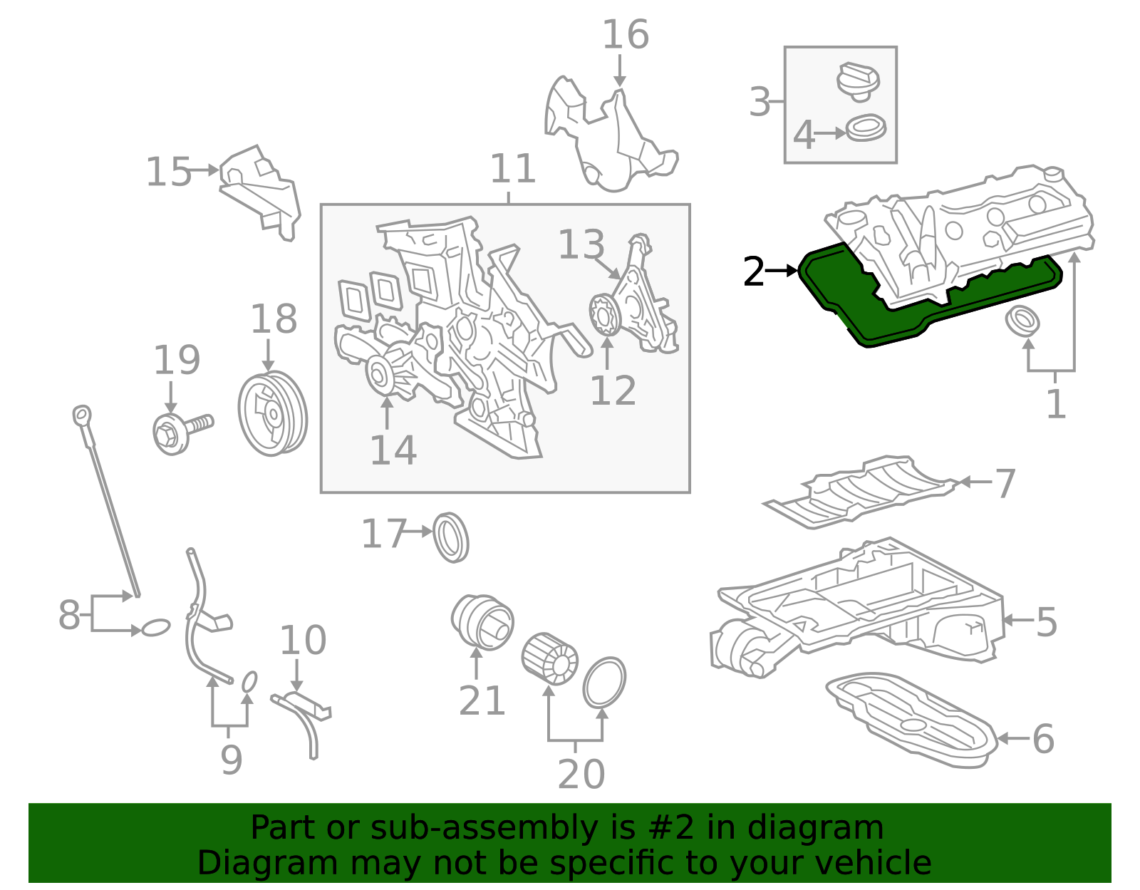 11214-31020 - Valve Cover Gasket - 2006-2018 Lexus | My L Parts