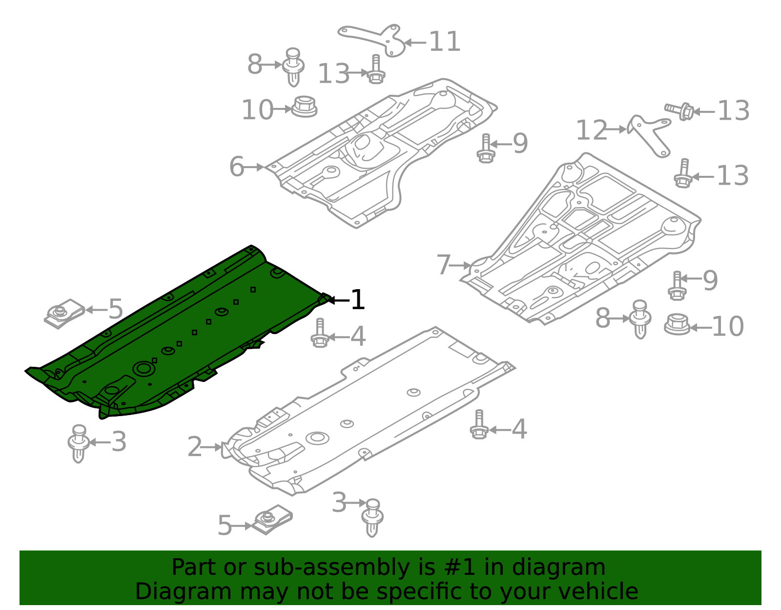 BDTS-56-3D0 - Floor Pan Splash Shield - 2019-2025 Mazda | Mazda Swag
