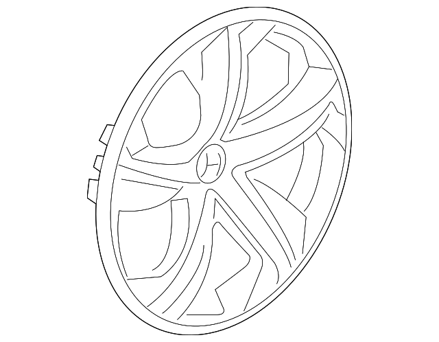 44733-TBA-A14 - 2016-2019 Honda Civic - Trim Assembly Wheel (16X7J ...