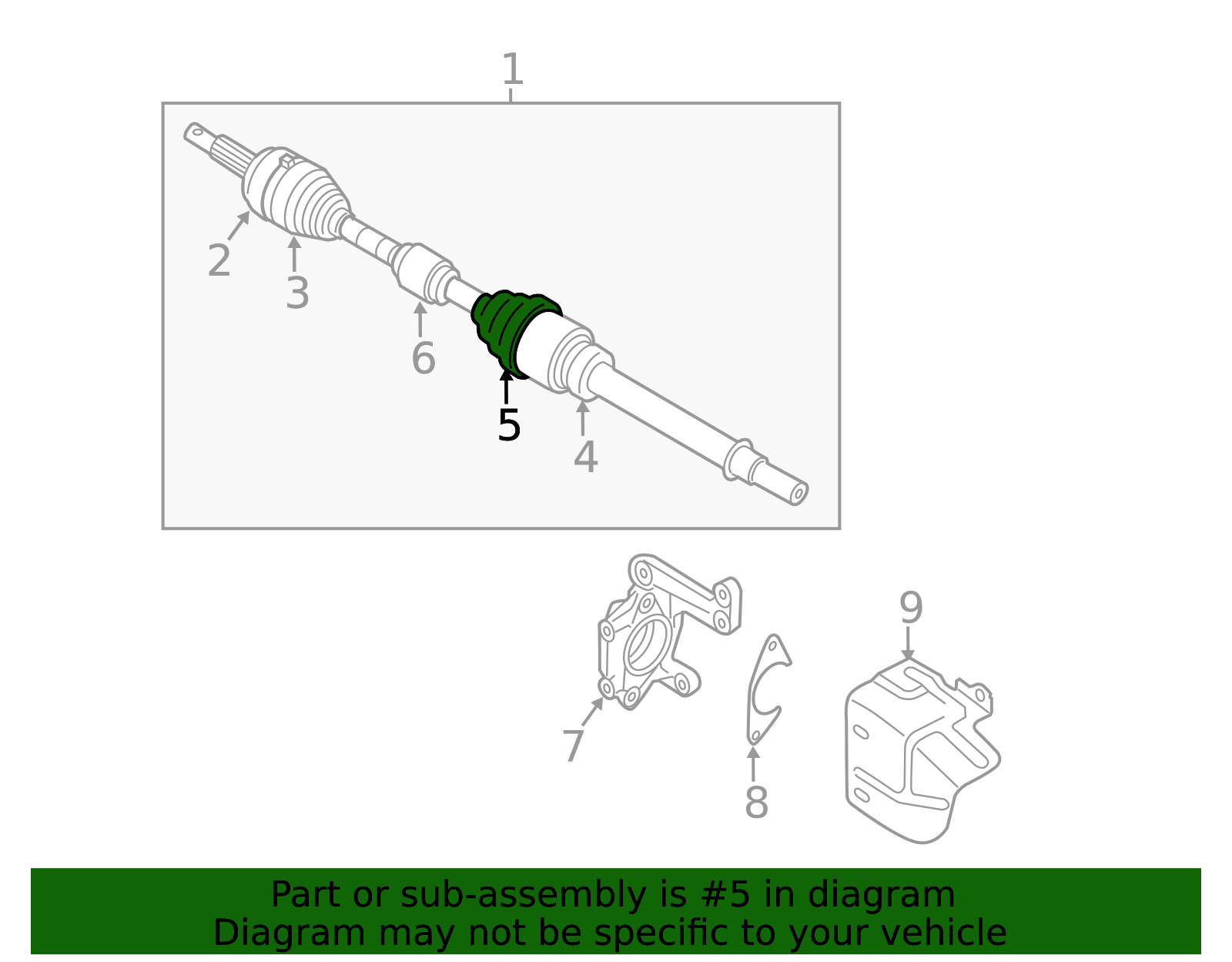 C9741-ED50A - Cv Joint Boot Kit Official Nissan Parts Store