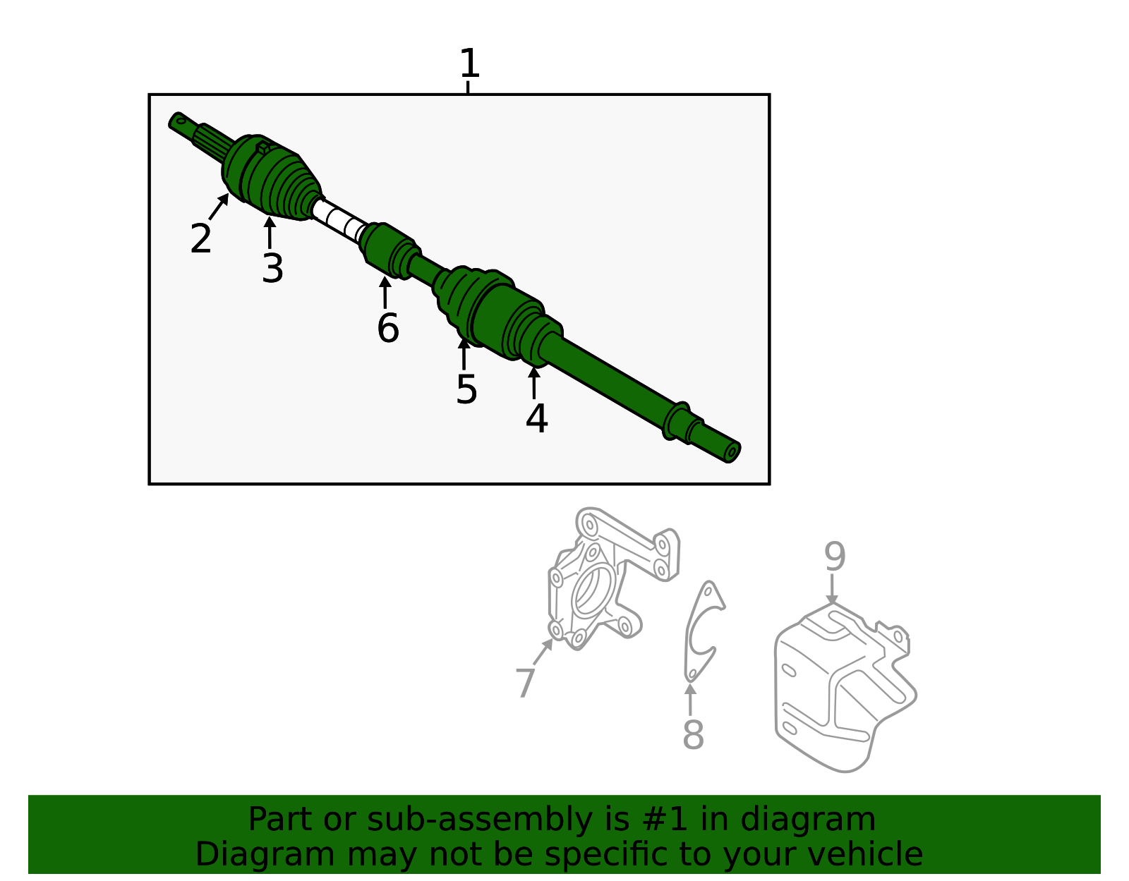 2021-2024 Nissan Kicks Axle Assembly 39100-5R00A | Nissan Parts Plus