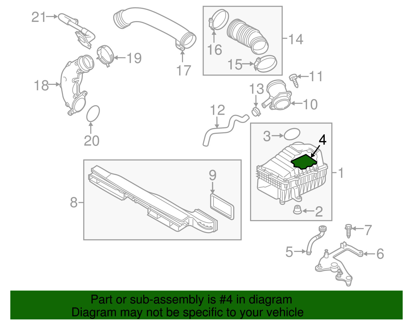 3Q0-129-620 - Air Filter 2018-2022 Audi | Audi OEM Parts Guy