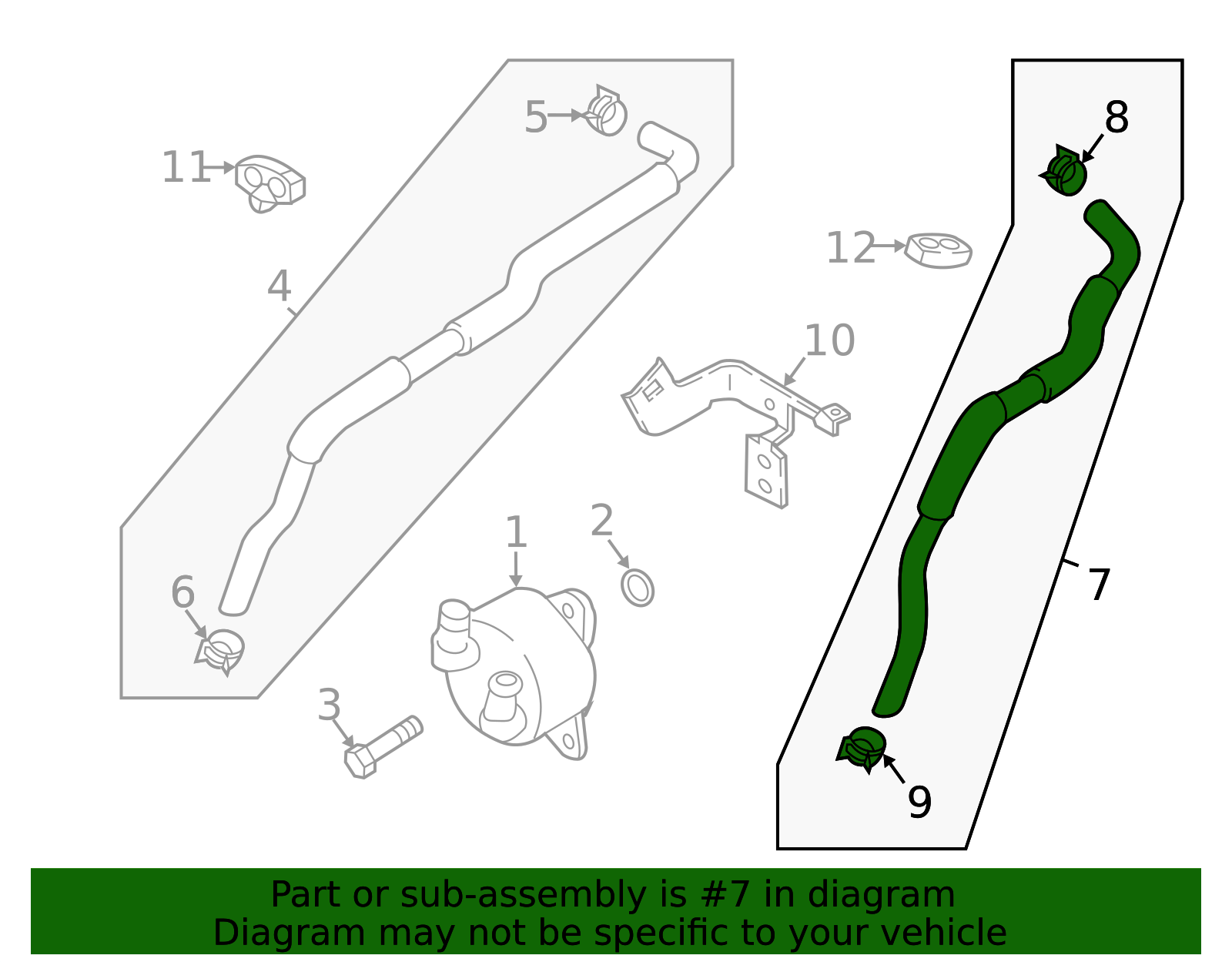 PYFB-15-18X - Upper Hose 2018-2025 Mazda CX-5 | MazdaParts.US Store