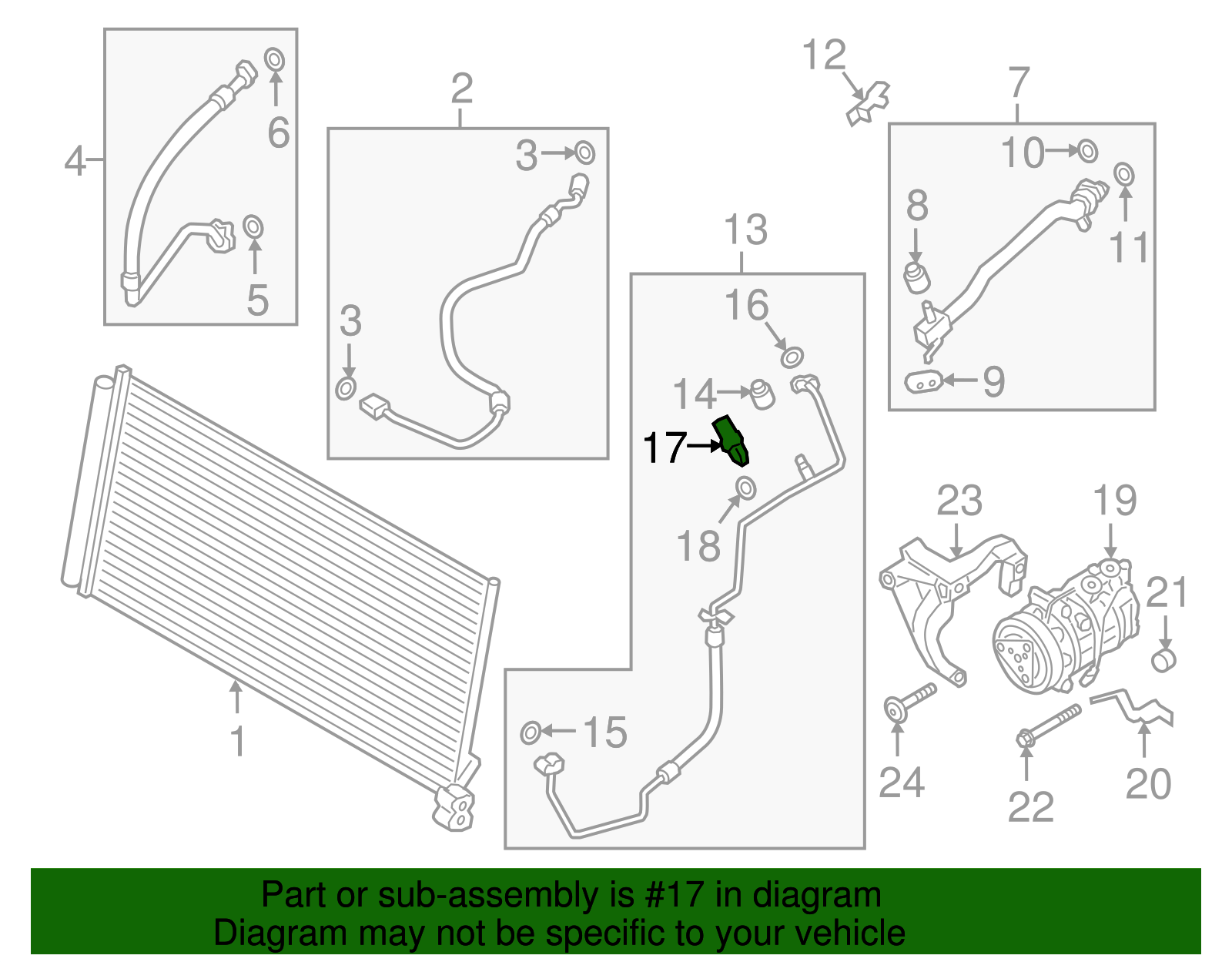 2015-2025 Porsche | Pressure Sensor | 9A7-959-126-A | OEM Vehicle Parts