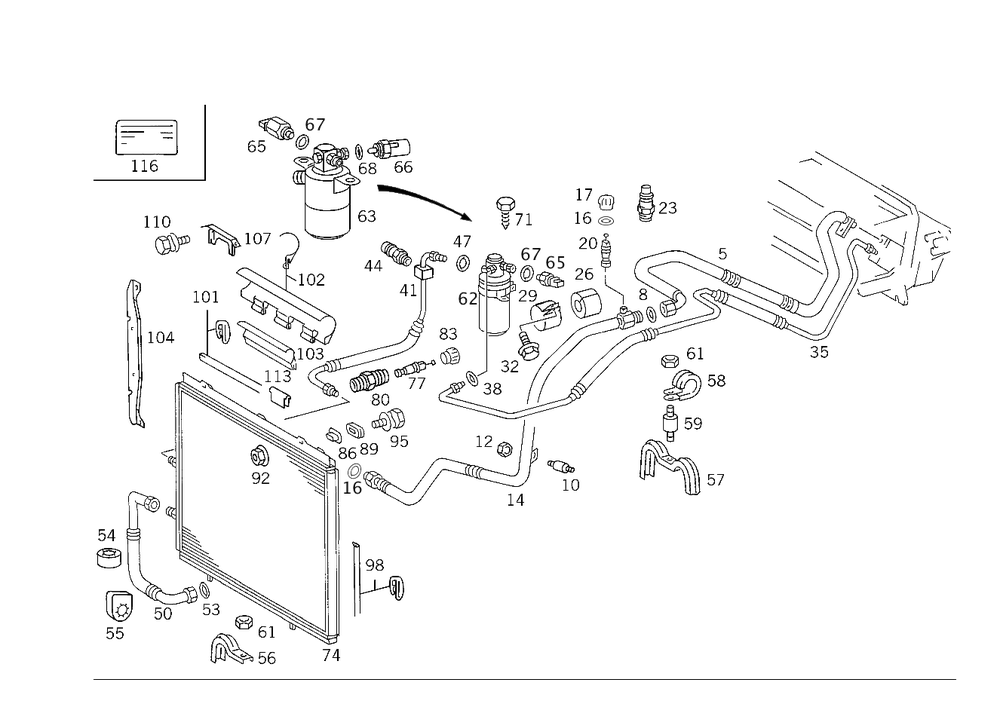 1954-2006 Mercedes-Benz Temperature Sensor 210-830-00-72-64 | Mercedes ...