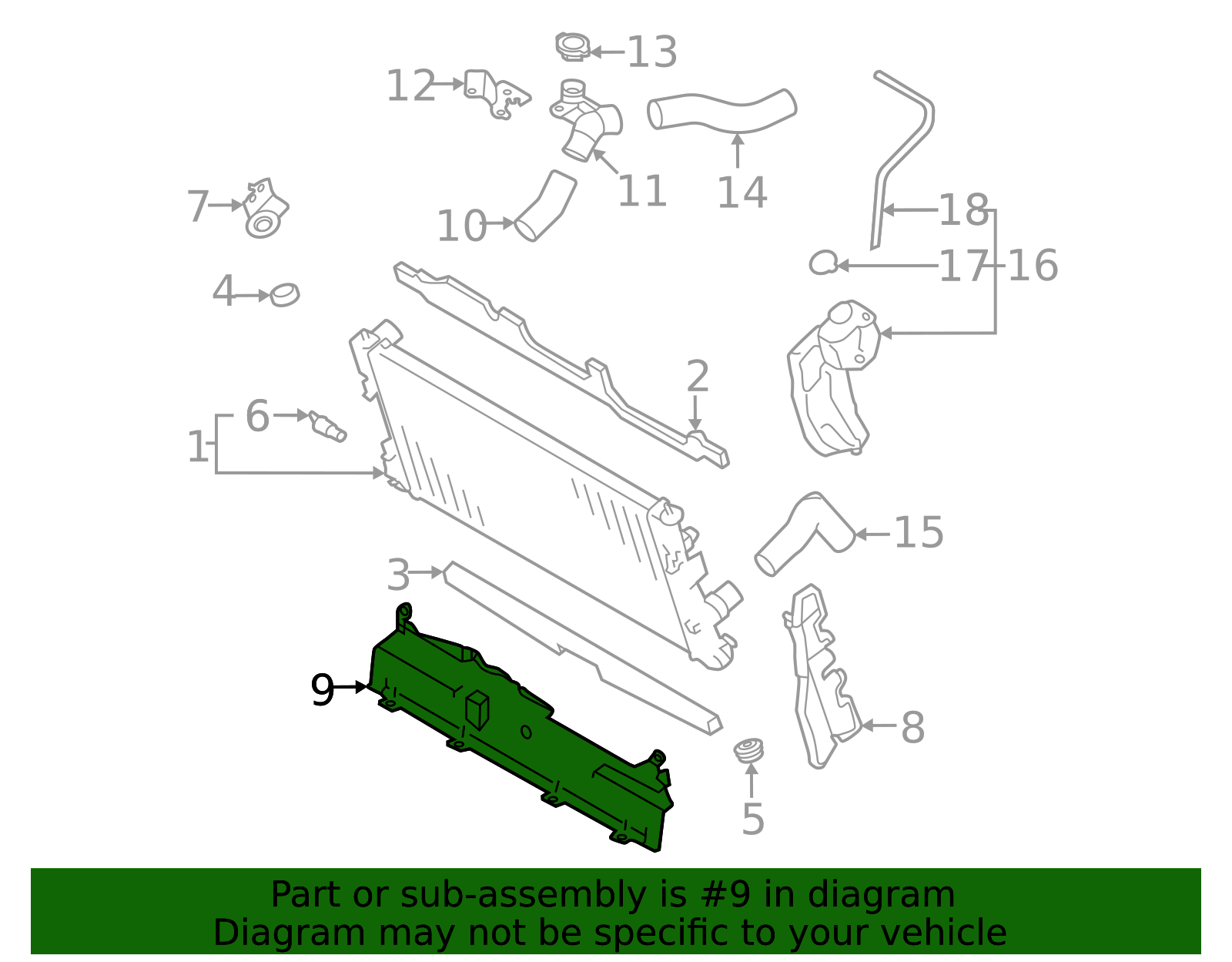2022-2025 Toyota GR86 2022-2024 Toyota GR86 - Lower Air Guide SU003 ...