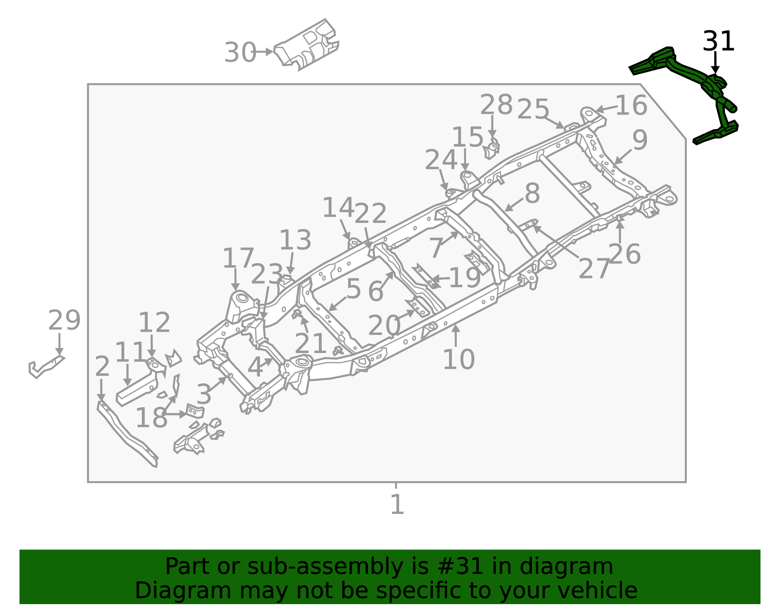 51170-1PA0A - Trailer Hitch Official Nissan Parts Store