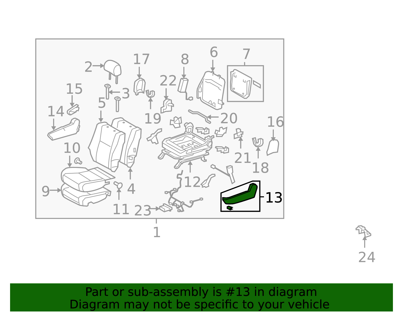 71861-0C080-C0 - Cushion Shield 2009-2014 Toyota | Bam Wholesale Parts