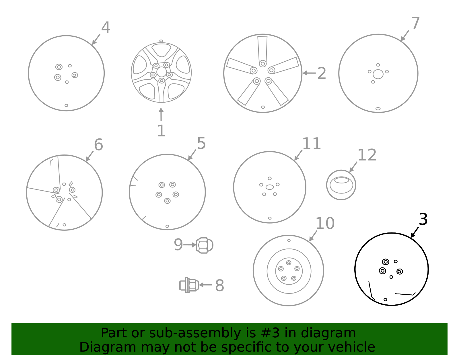 Genuine Official Toyota Wheel Disc part# 42611-42670 for 2016-2018 ...