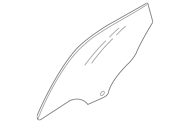 EG22-73-510B - Door Glass 2007-2012 Mazda CX-7 | Florida Mazda Parts