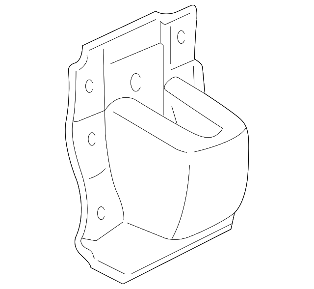 Rear Bumper Energy Absorber 84283572 GM | GMPartsDirect.com