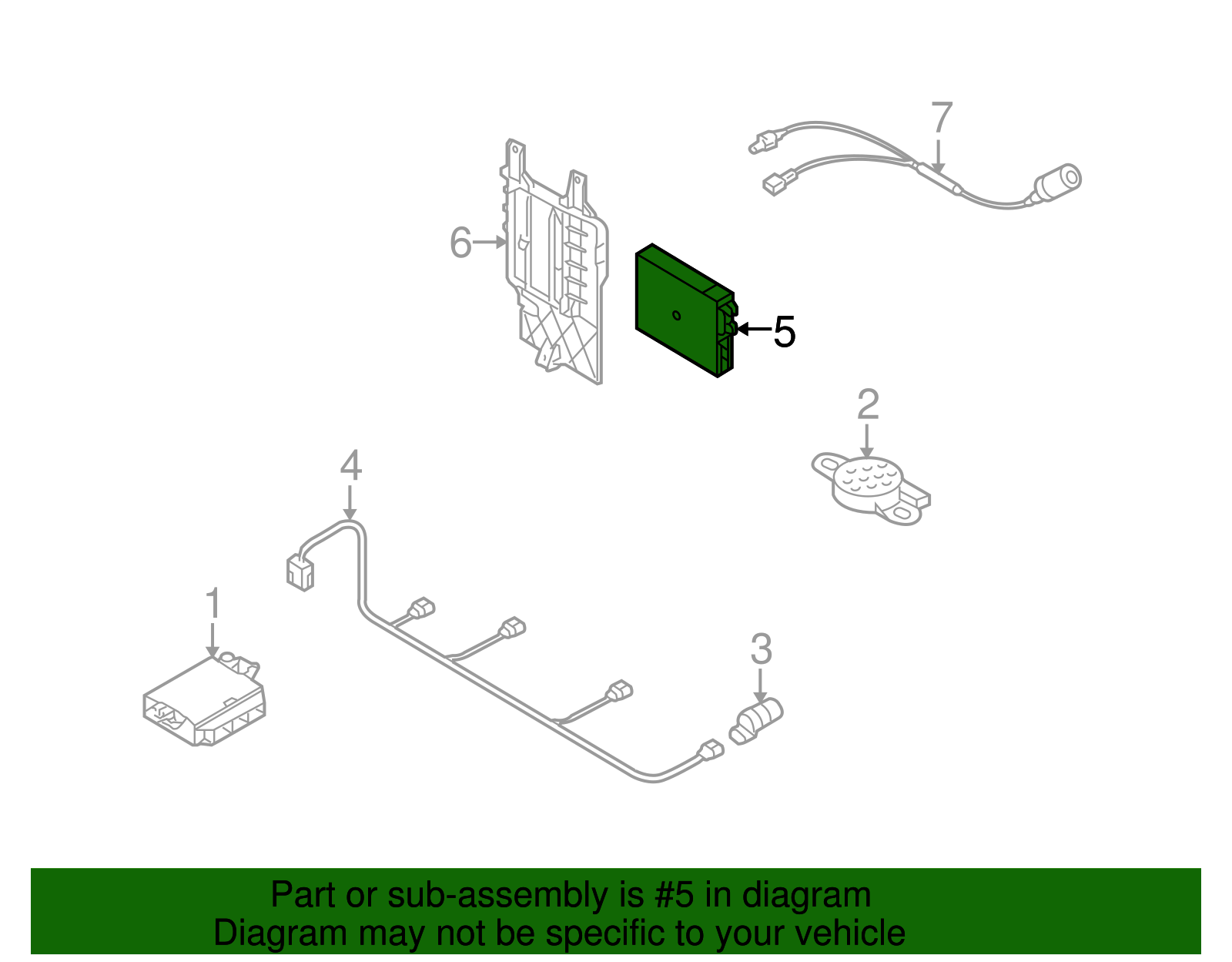 Genuine Audi 8T0-907-441-C | Parking Aid Control Module | FREE Shipping ...