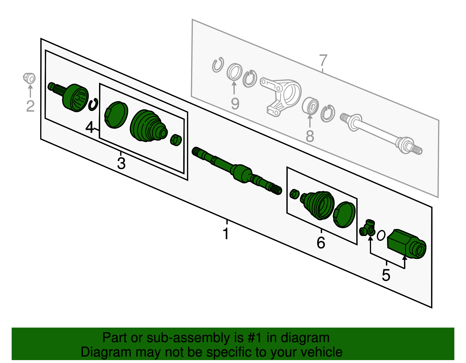 44306-TLA-A01 - Axle Assembly 2017-2022 Honda CR-V | Honda Parts Online