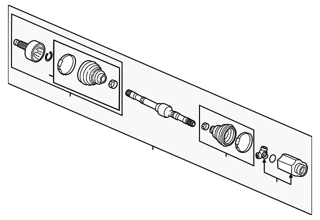 44306-TLA-A01 - Axle Assembly 2017-2022 Honda CR-V | Toronto Honda Parts