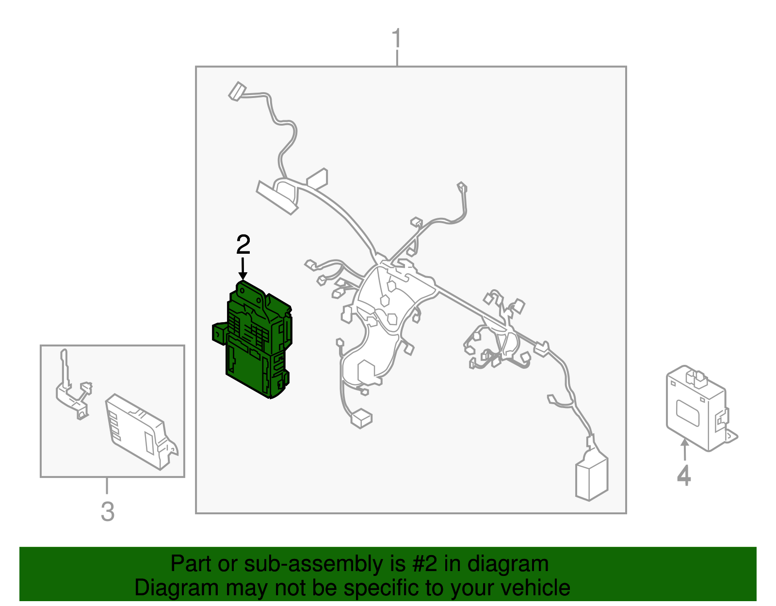 2010-2013 Hyundai Tucson Fuse Box 91950-2S501 | QuirkParts
