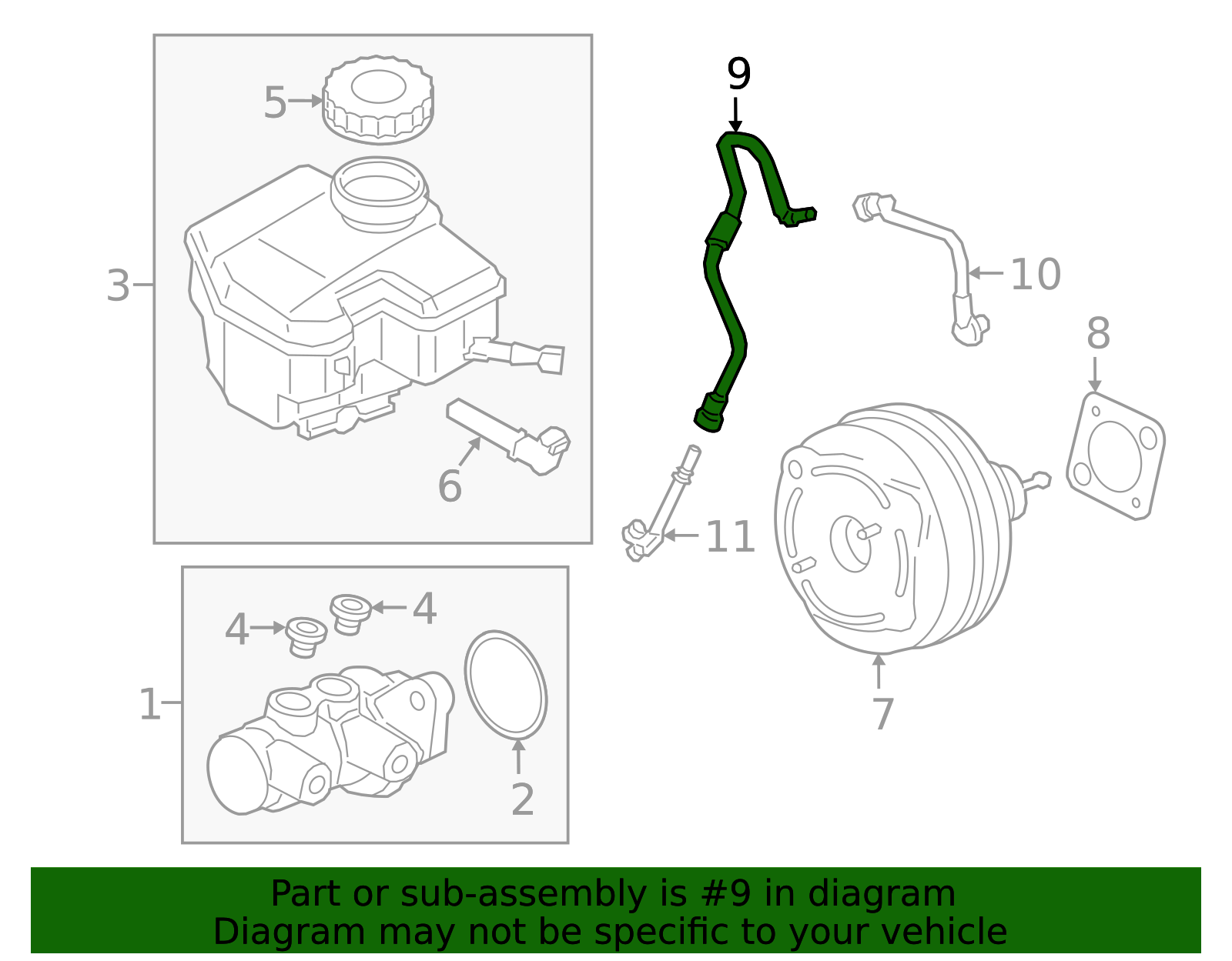 11665a09c59 - 2019-2025 BMW Vacuum Hose (11-66-5-A09-C59) | BMW of ...