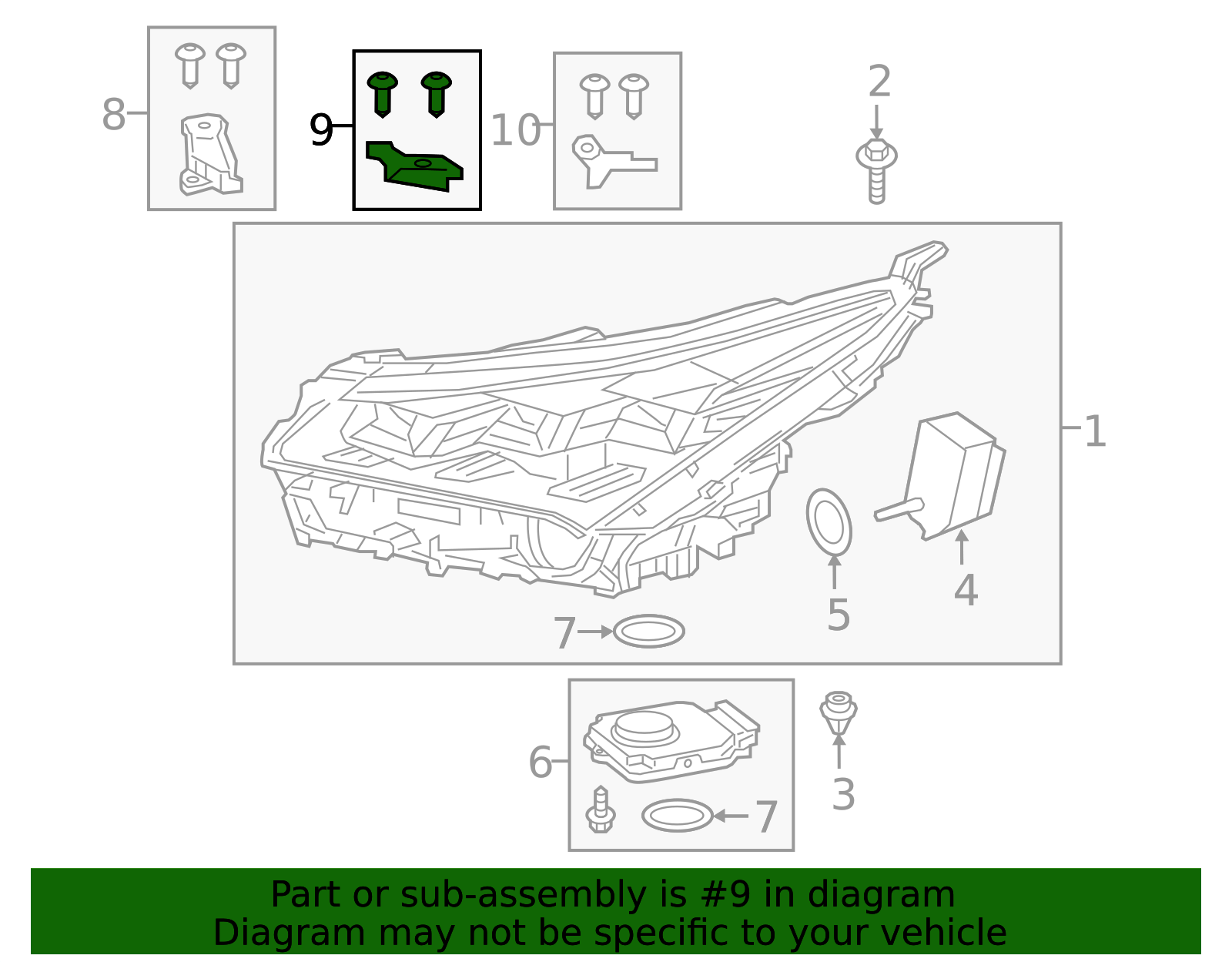 2015-2017 Lexus Repair Bracket 81193-78030 | SSL Parts
