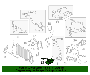 2017-2019 Hyundai Ioniq Compressor 97701-G7000 | OEM Parts Online