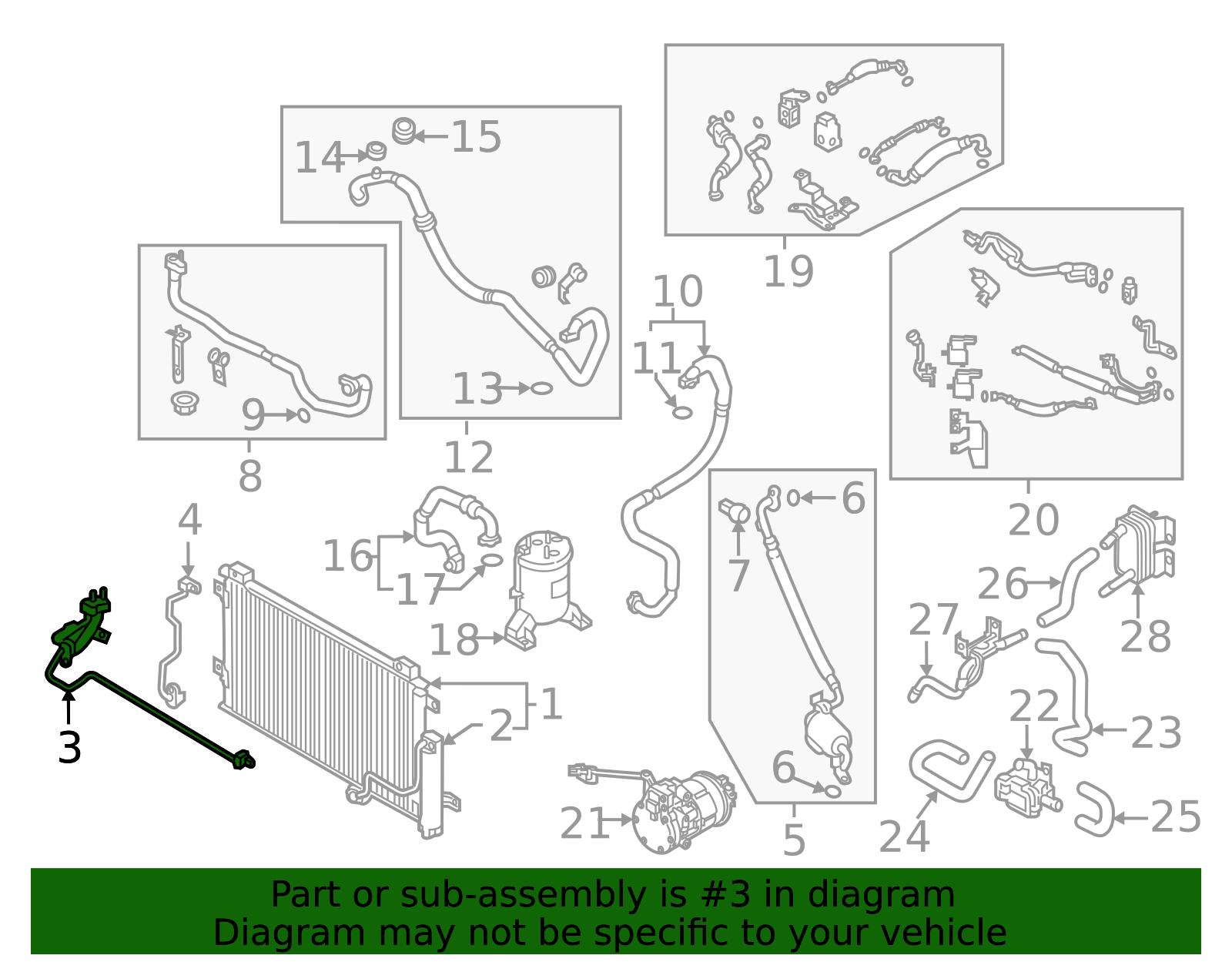 A/C Refrigerant Pipe - OEM Flow & Seal Line | AutoNation Parts
