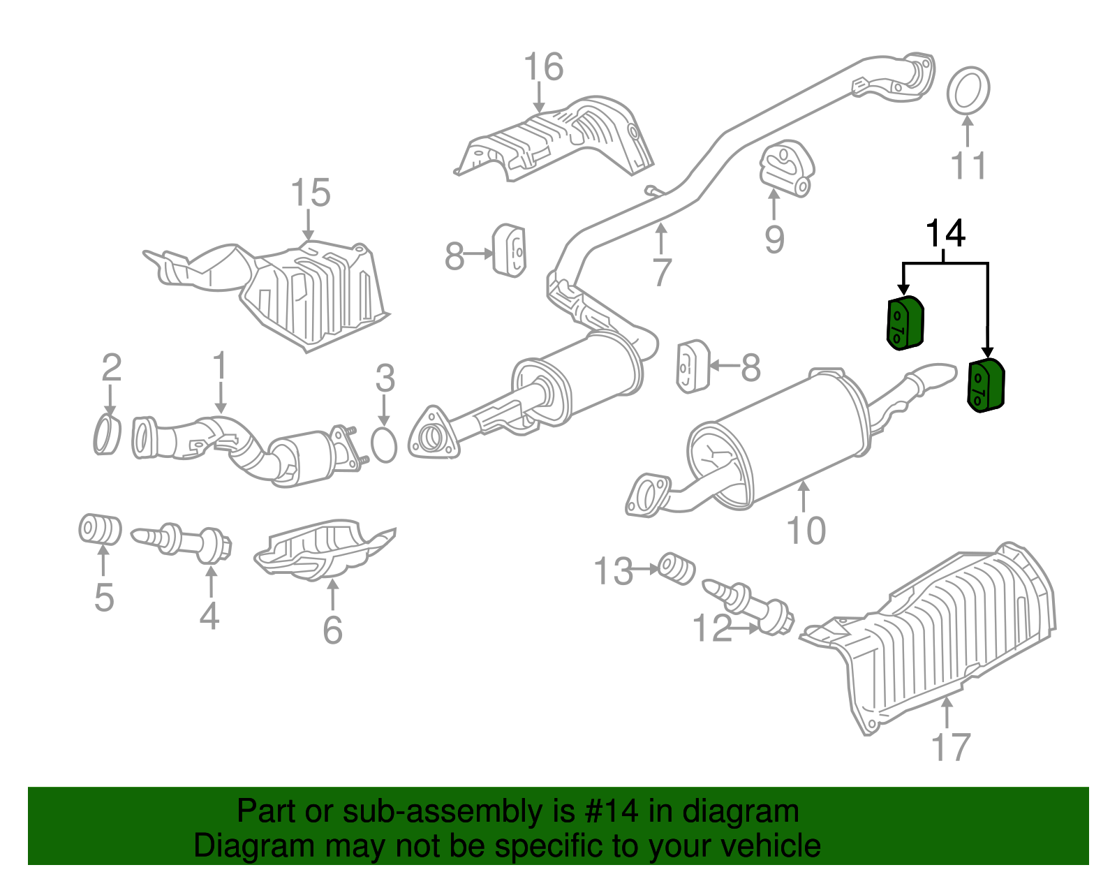 18215-TF0-003 - Muffler & Pipe Insulator 2009-2022 Honda | Honda Parts ...