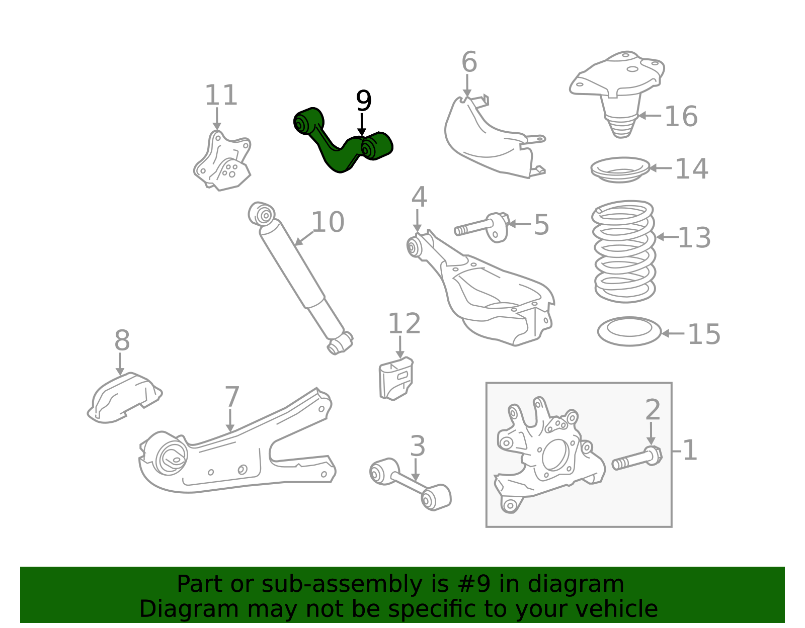 2014-2019 Toyota Highlander Upper Control Arm 48770-48010 | Toyota ...