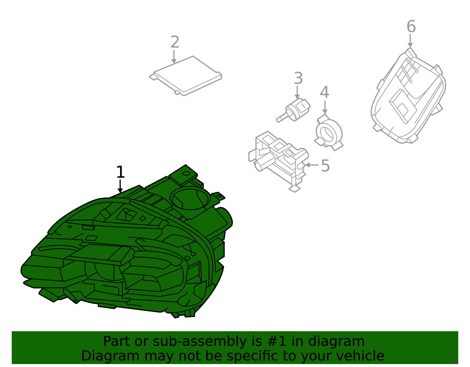 2020-2024 Porsche Taycan Composite Assembly 9J1-941-682-G | Sunset ...