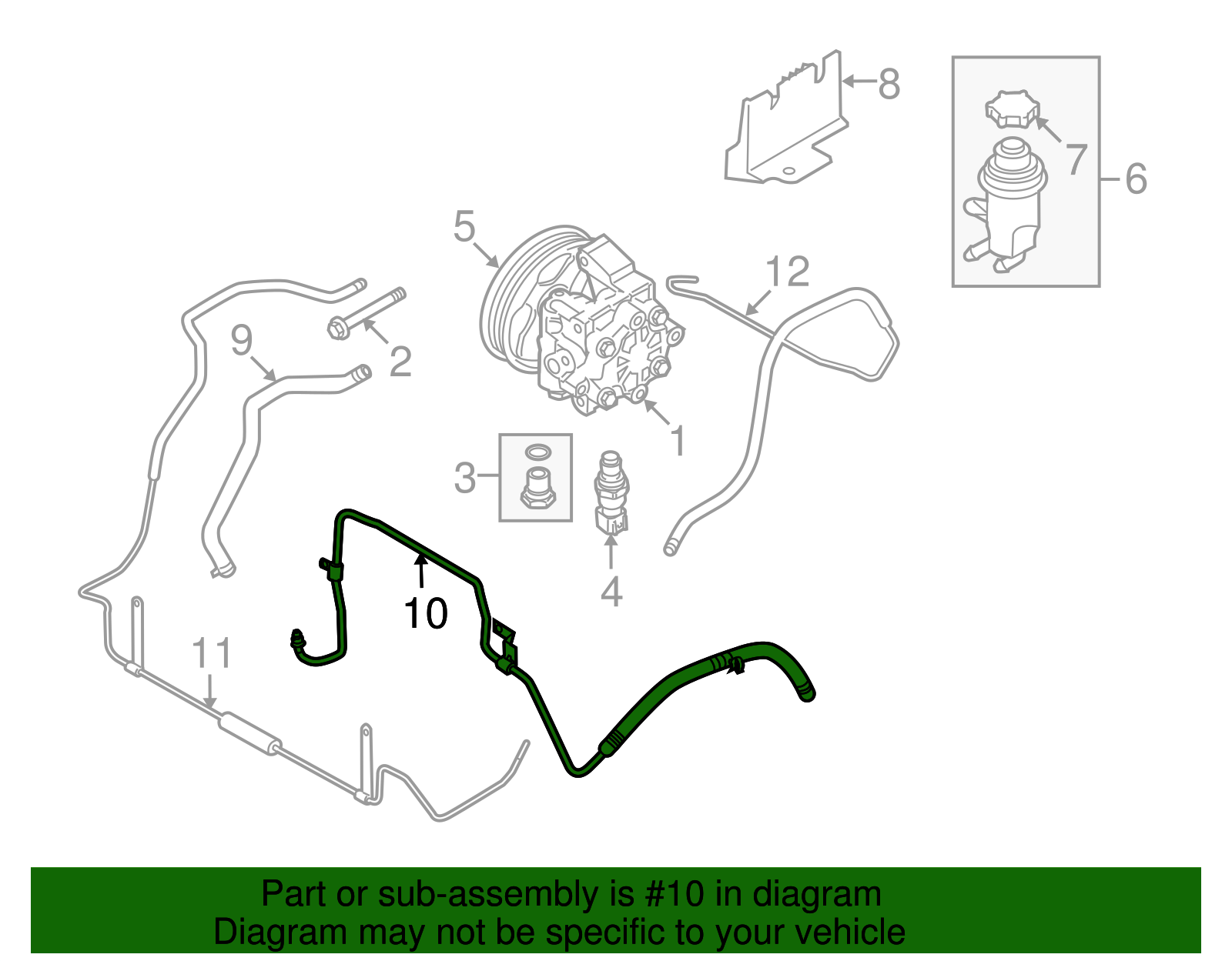 2011-2013 Ford Transit Connect | Motorcraft™ Power Steering Pressure ...