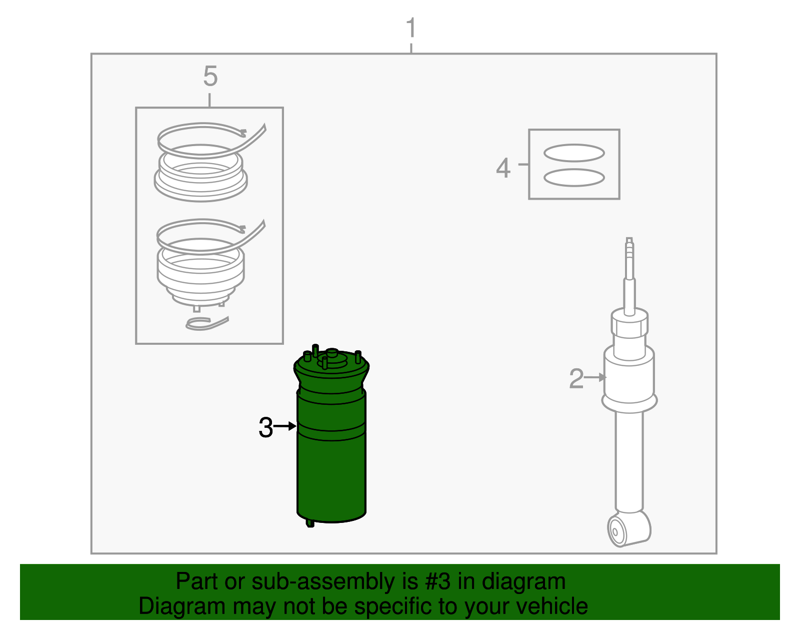2005-2016 Land Rover Air Spring LR016411 | OEM Parts Online